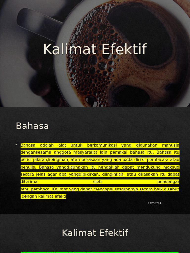 Kalimat Efektif Baru Refisi Lala | PDF