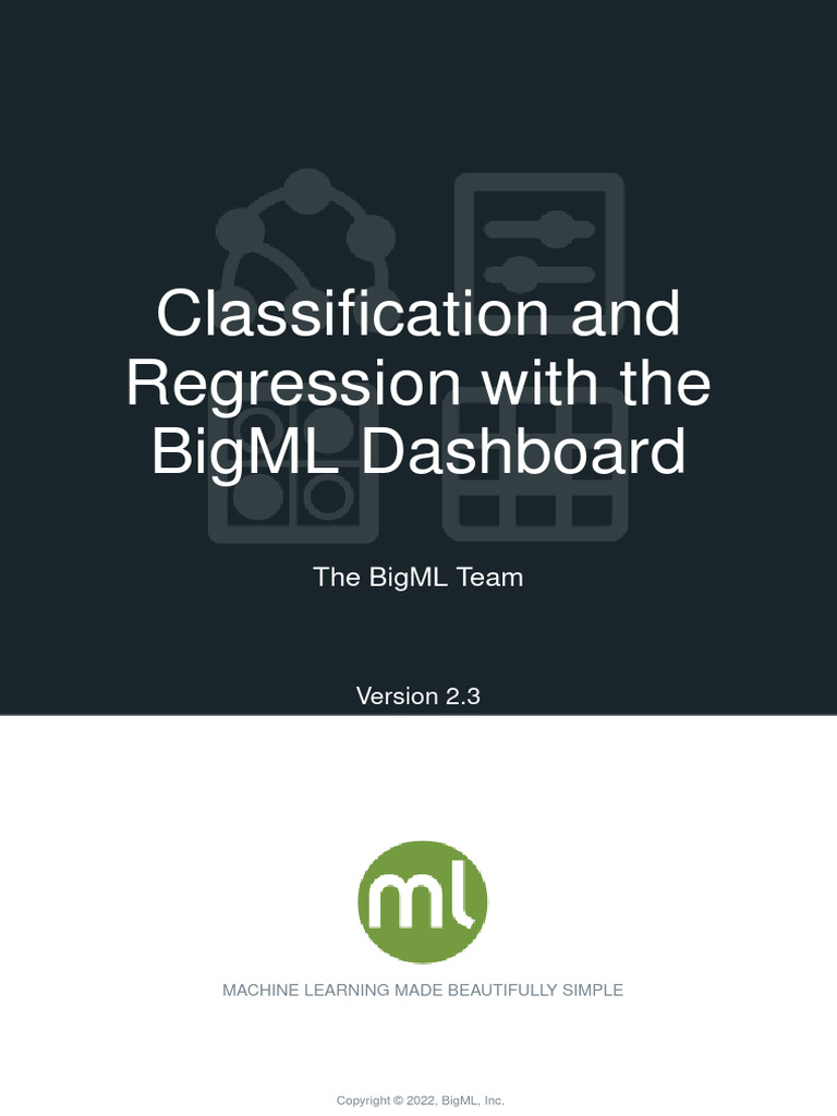 BigML Classification and Regression | PDF