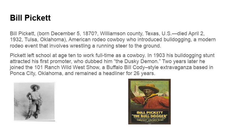 Bill Pickett | PDF