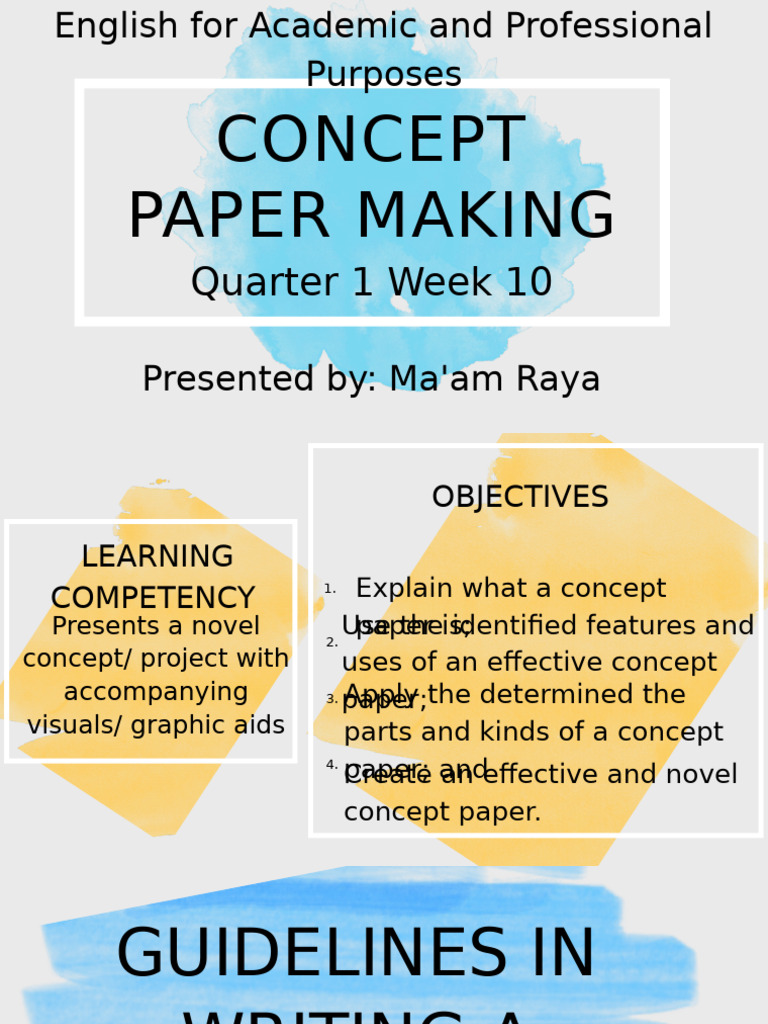 M10-Concept Paper Writing | PDF | Methodology