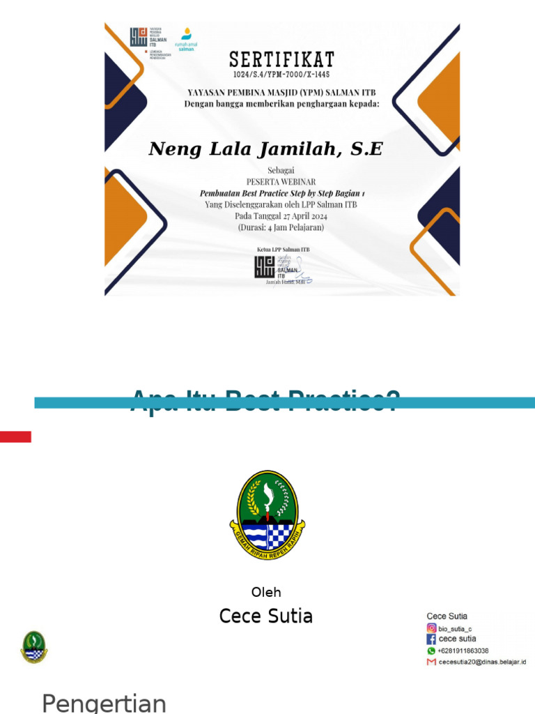 Best Practice Bagi Guru Part 1 | PDF