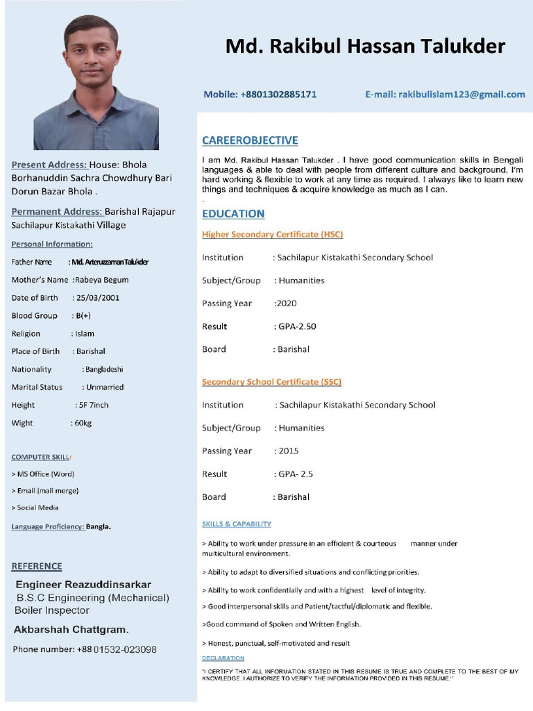 Riaz Boiler CV | PDF