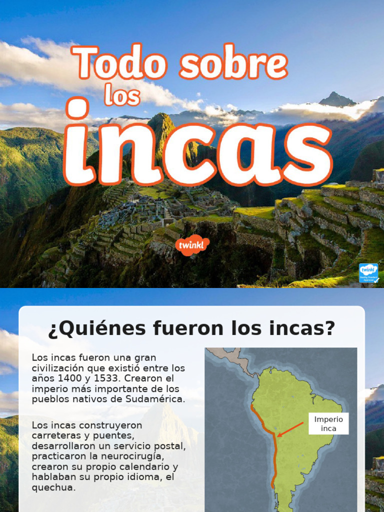 Clase 1 y 2 de Los Incas | PDF