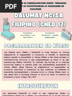 Dalumat Sa Filipino Module | PDF | Tagalog Language | Languages