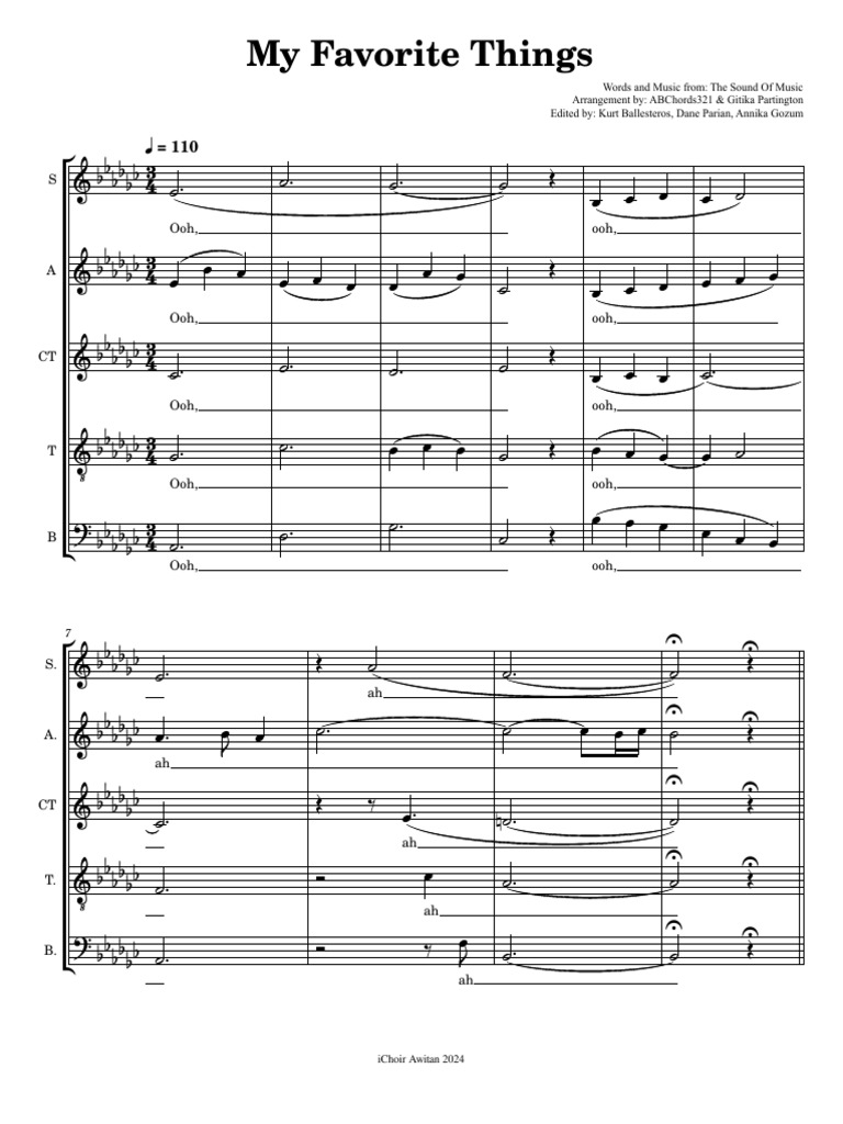 My Favorite Things Version 2 | PDF