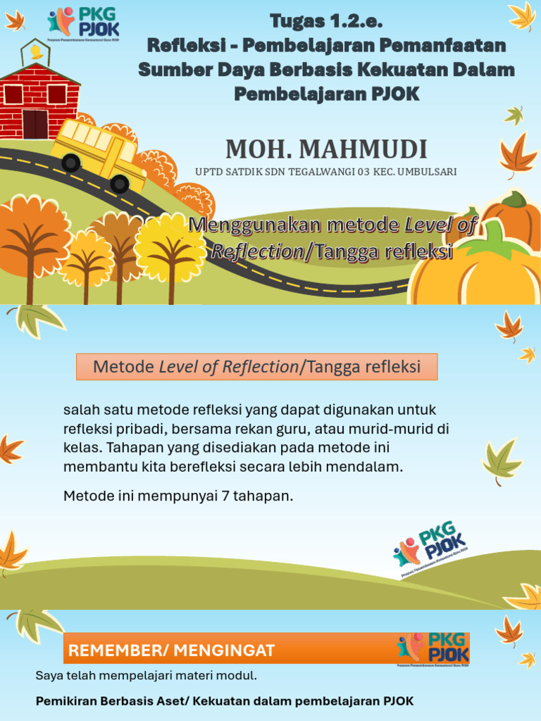 Tugas 1.2.e. Metode Level of Reflection | PDF