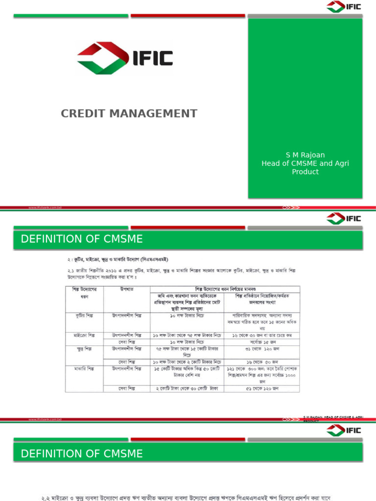 2 Days Workshop On Credit Management | PDF | Equity (Finance) | Debt