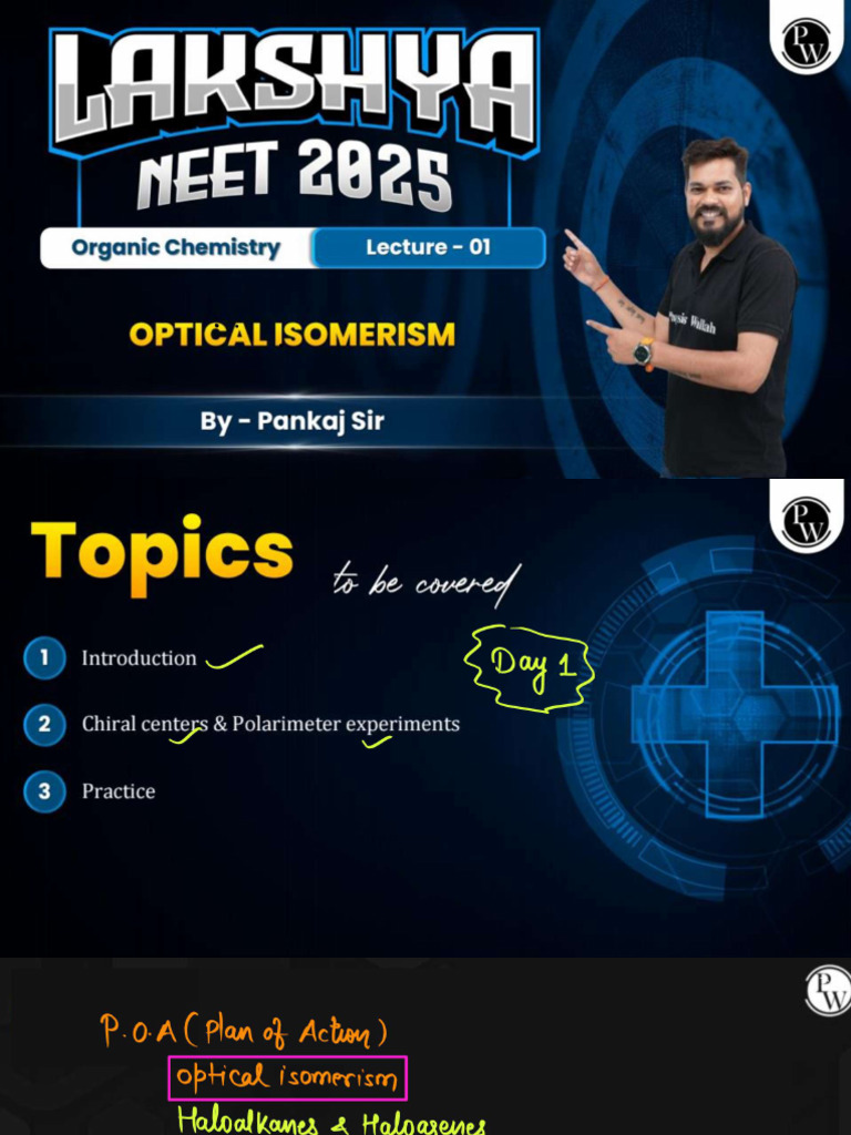 Optical Isomerism 01 - Class Notes | PDF Optical Isomerism 01 - Class Notes | PDF