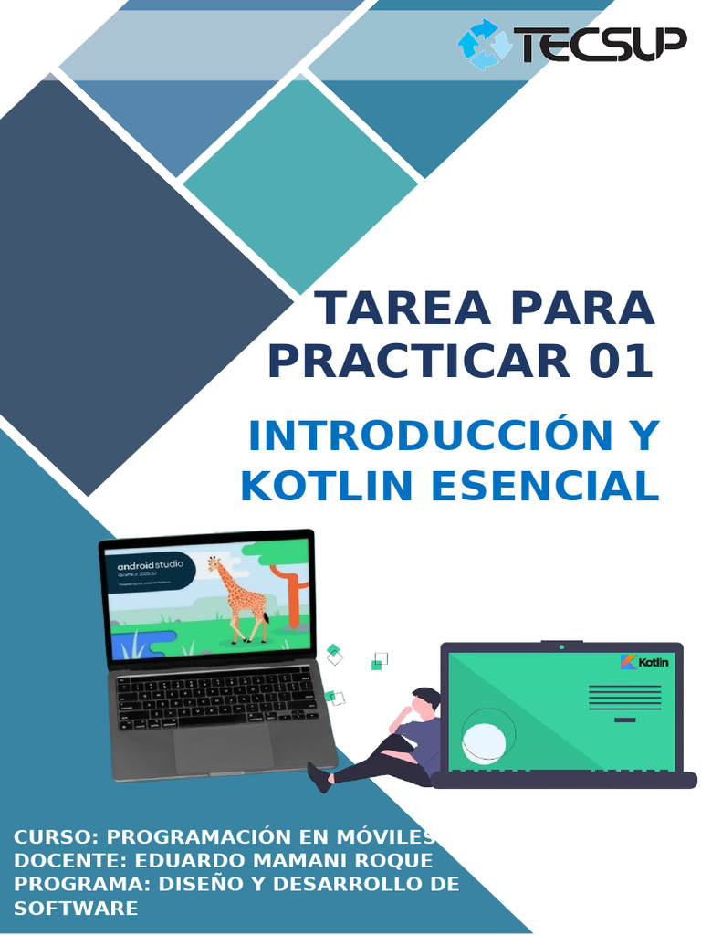 Tarea 01 - Introducción y Kotlin Esencial | PDF