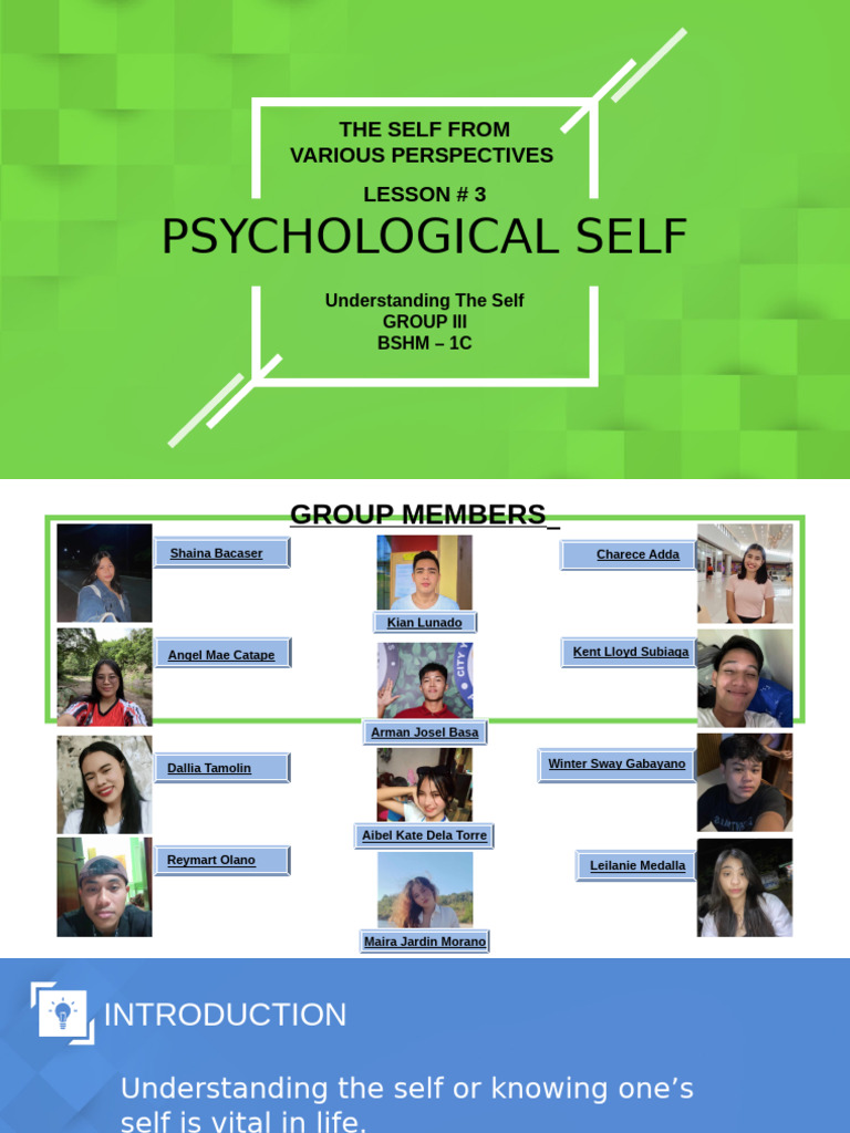 Psychological Perspective | PDF