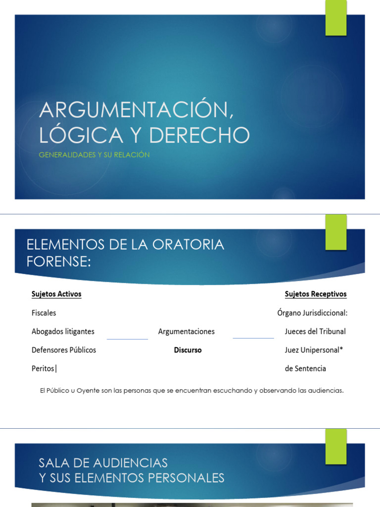 Argumentación, Lógica y Derecho | PDF