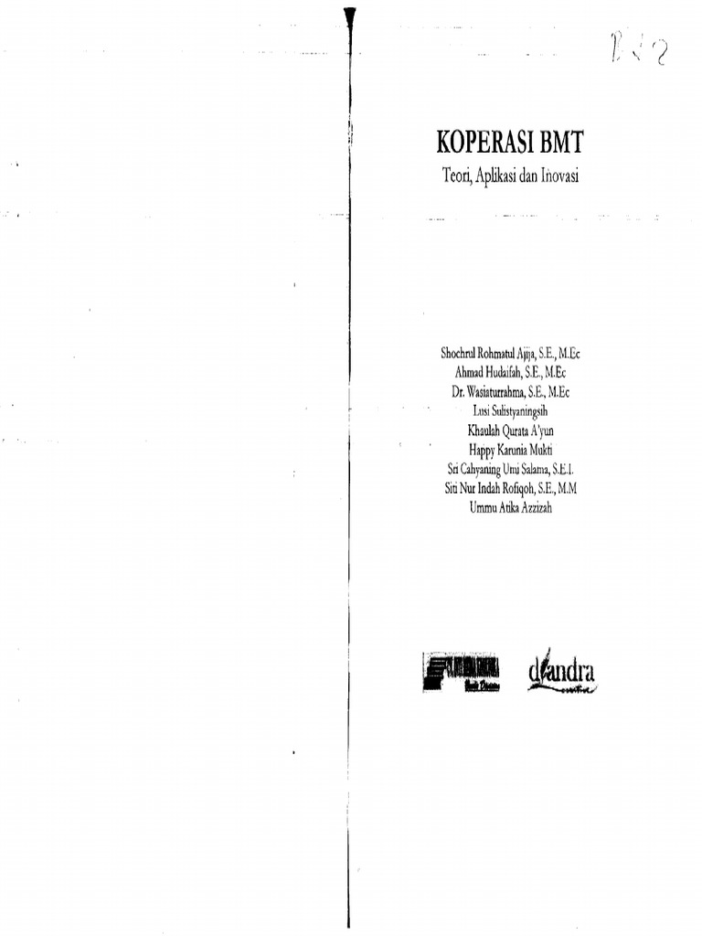 Wasiaturrahma Artikel702 Koperasi-BMT | PDF