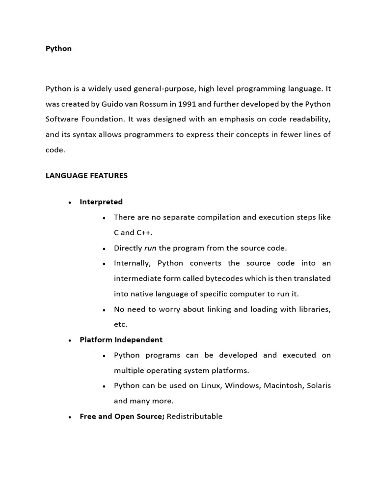 Python Basic 1 | PDF