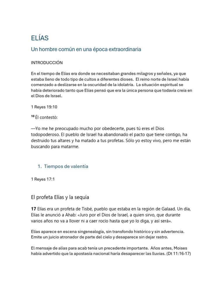 ELÍAS | PDF