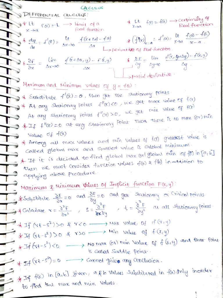 Engineering Mathematics-2 Short Notes | PDF