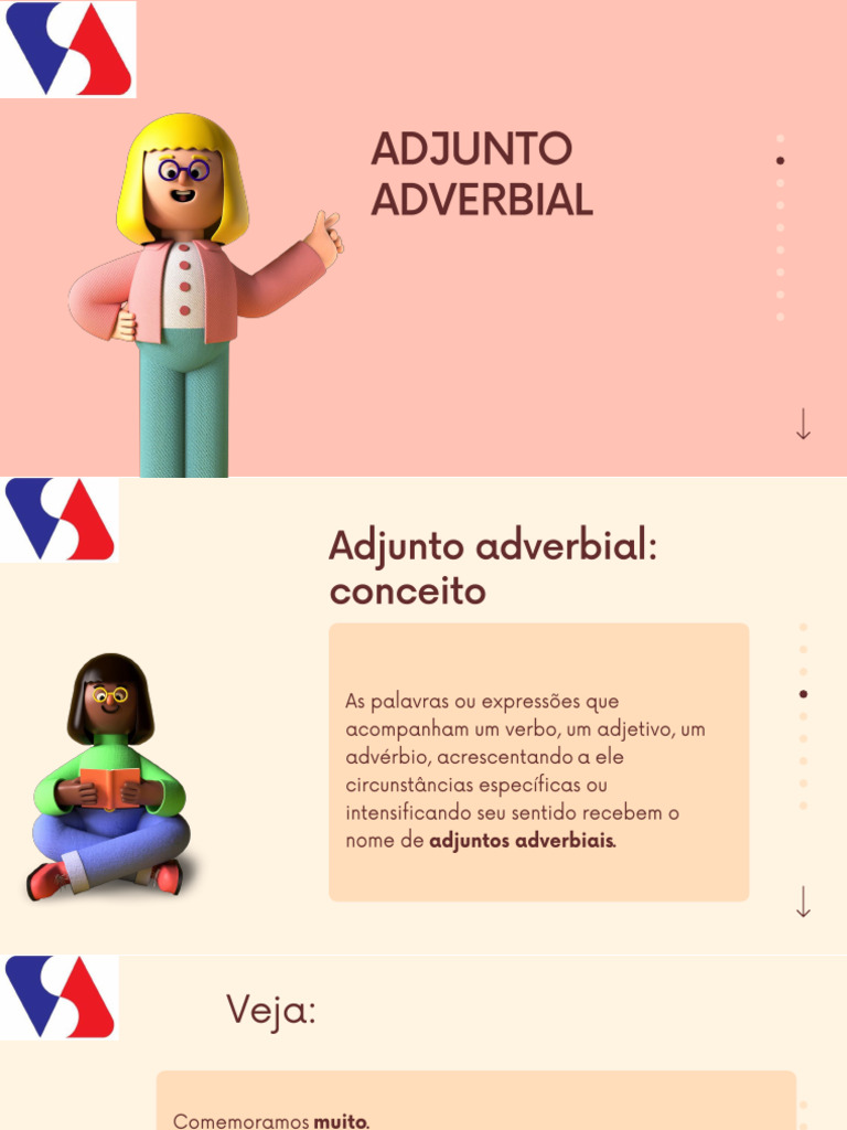 Adjuntos Adverbial e Adnominal | PDF