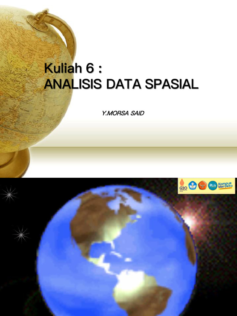 Materi - 6 - Anal Data Spasial - Ok | PDF