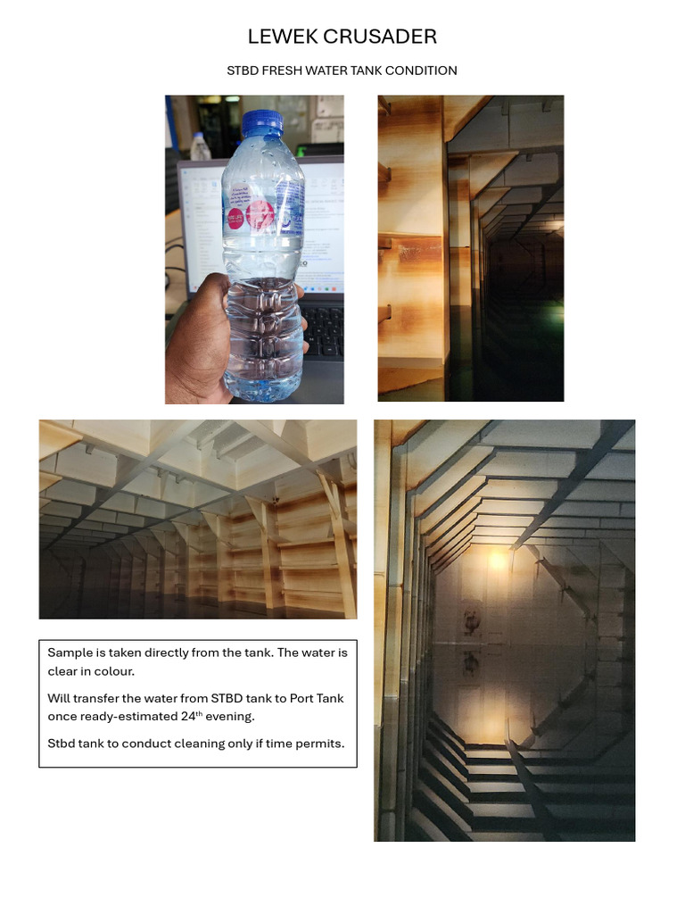 STBD FW TANK Condition | PDF