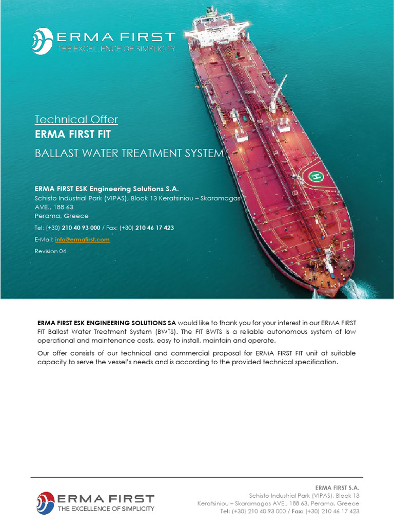 Erma First Fit Technical Offer | PDF