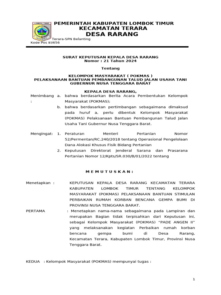 SK Pokmas | PDF