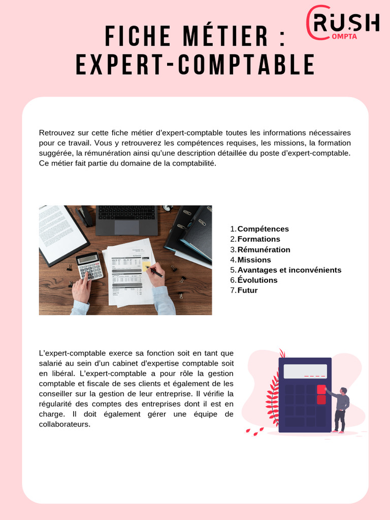 Fiche Métier Expert Comptable | PDF