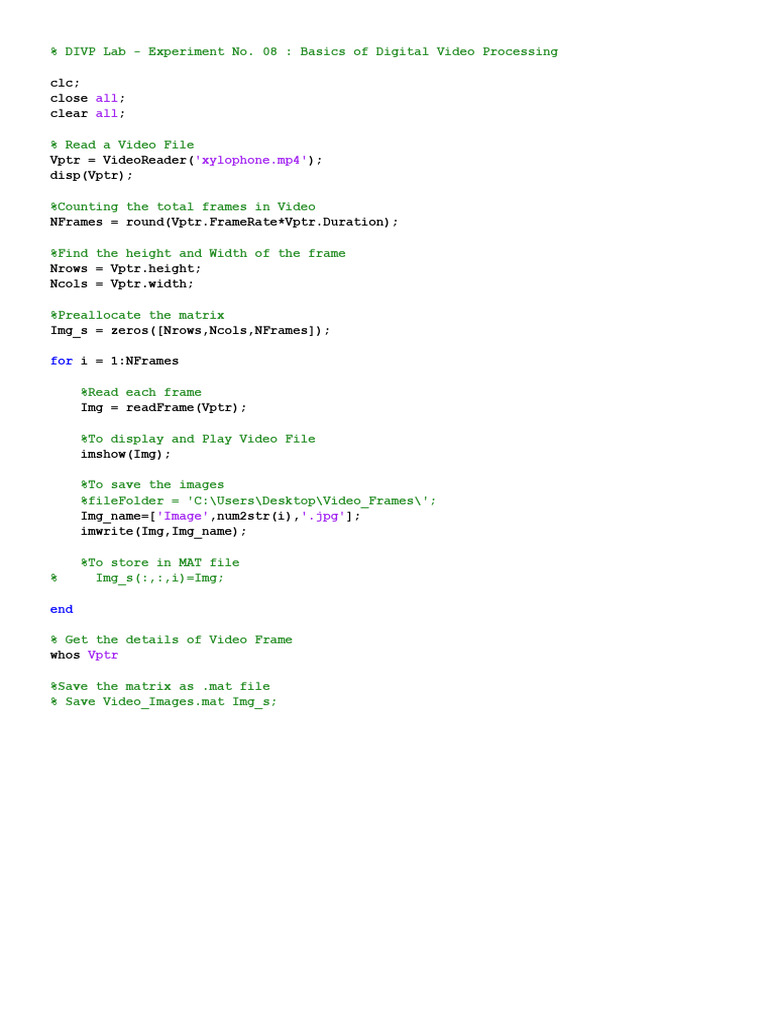 DIVP Experiment No. 08 | PDF