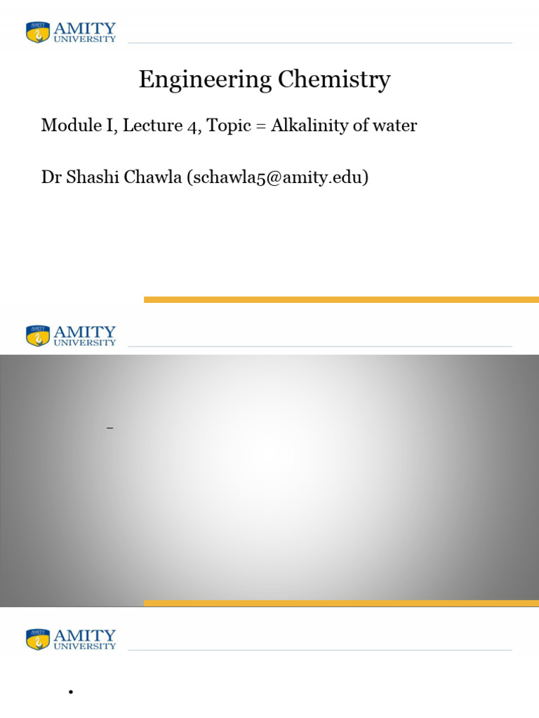 M1-L4 - Alkalinity (Detailed) | PDF