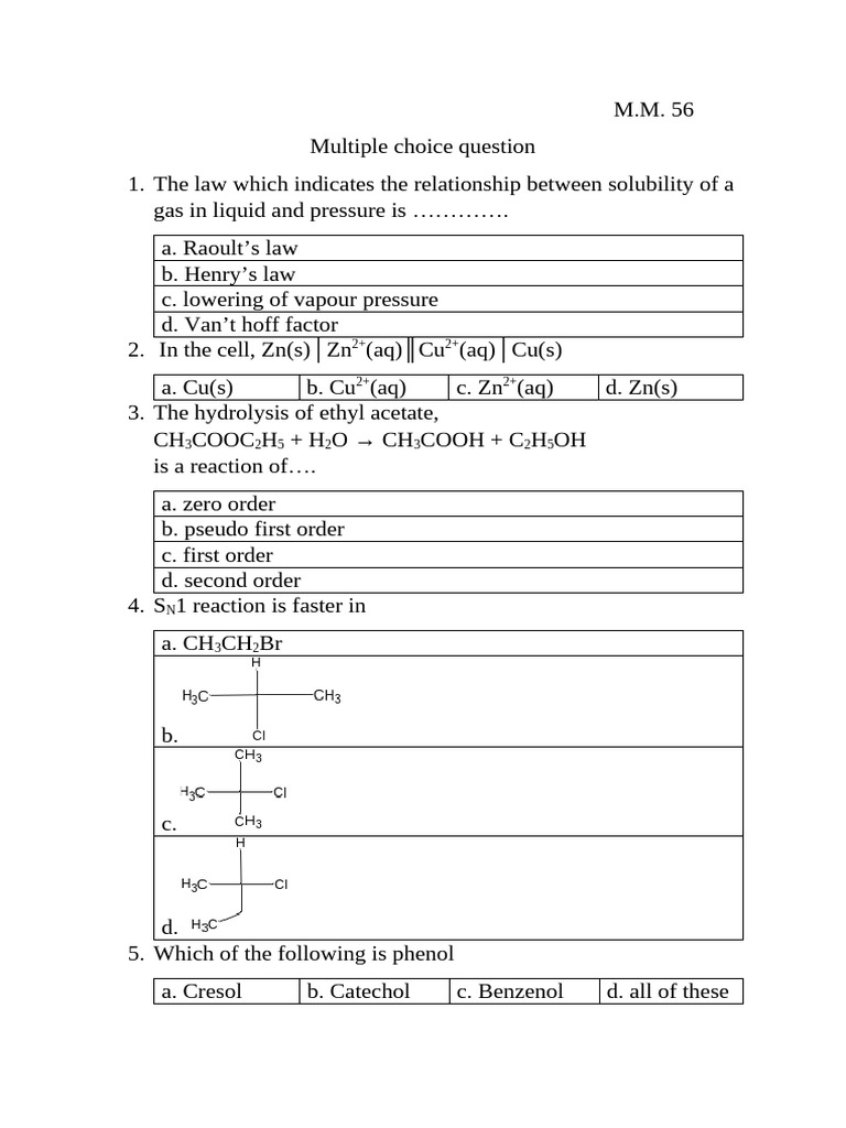 Universal 12 Chem. SA1 | PDF