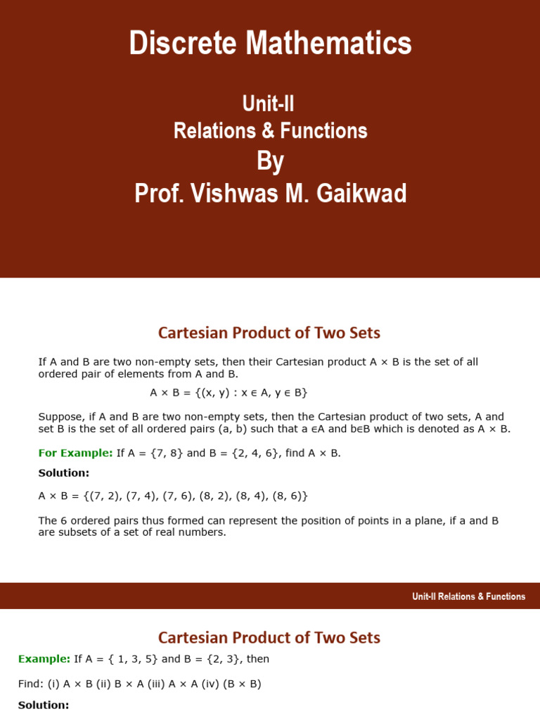 DM Unit 2 Part1 | PDF | Mathematical Concepts | Mathematics