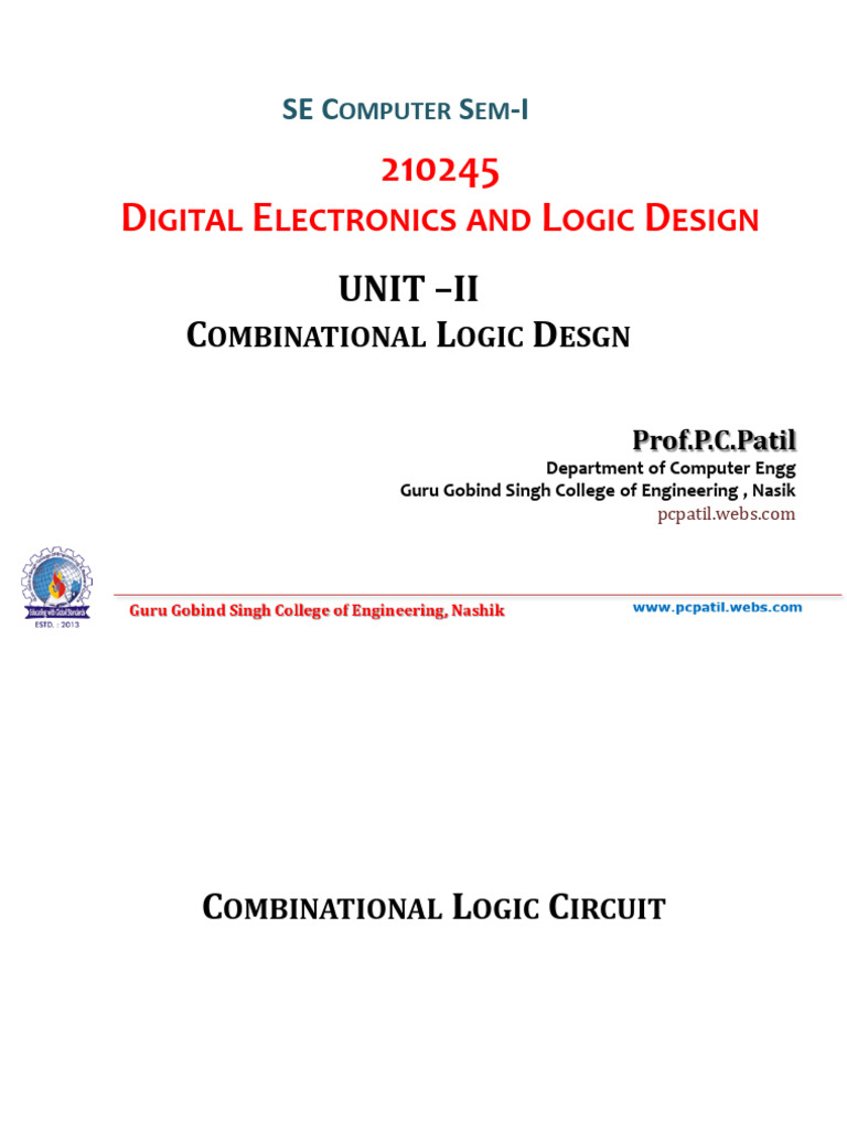 Deld Unit 2 | PDF | Arithmetic | Computer Engineering