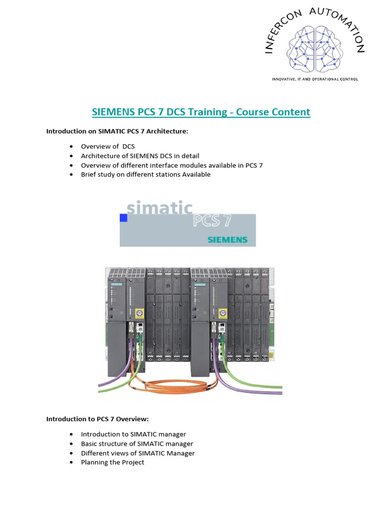 Siemens PCS 7 DCS Training Overview | PDF | Personal Computers ...