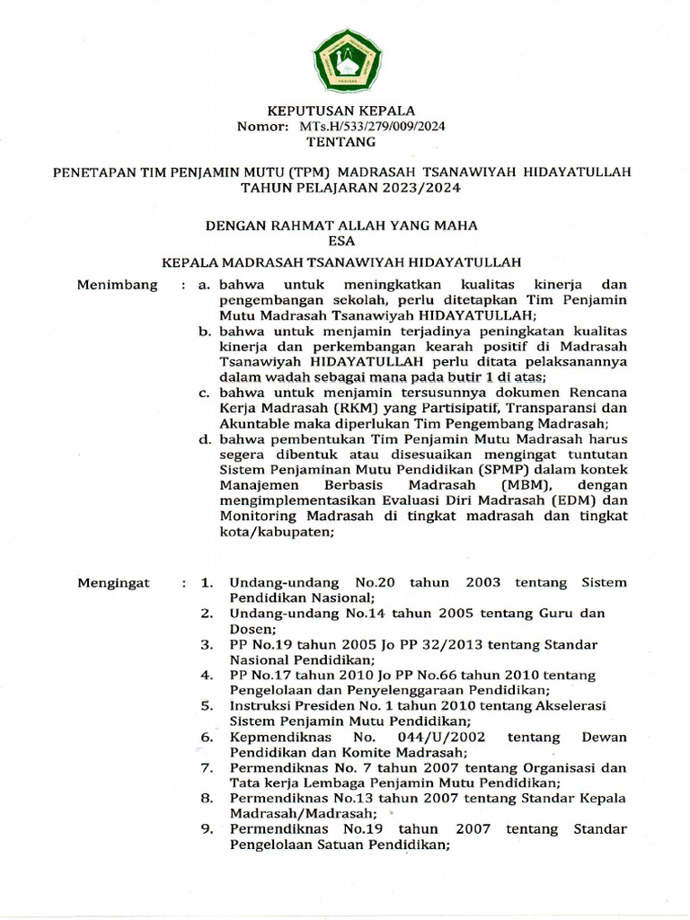 SK TPM | PDF
