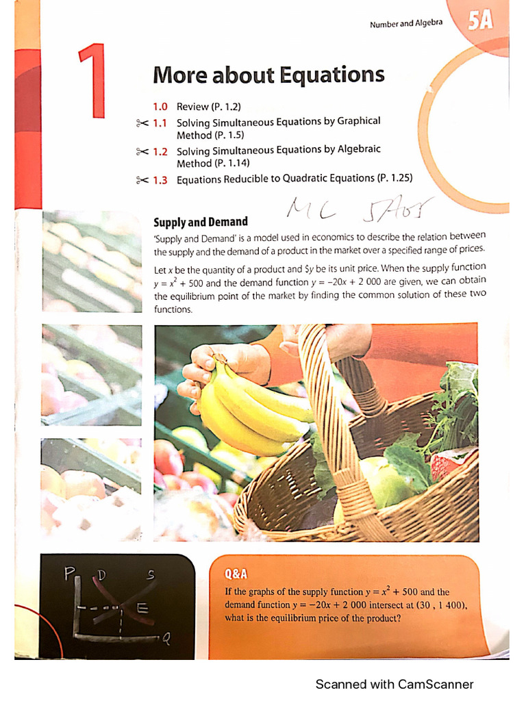 Maths 5A Ch1 TB | PDF