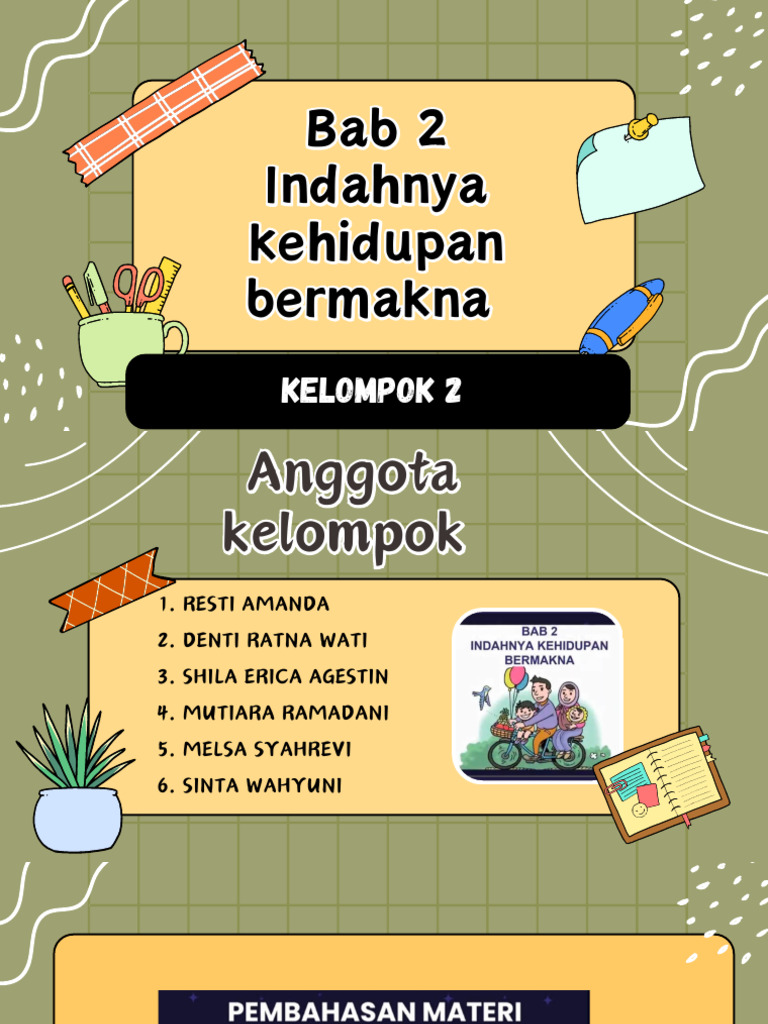 Presentasi PAI BAB 2 Indahnya Kehidupan Bermakna - 20240724 - 221847 - 0000 | PDF