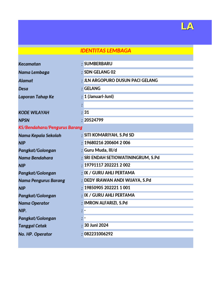 A3 - @@beta 1 Rekon Aset 2024 SDN Gelang 02 | PDF