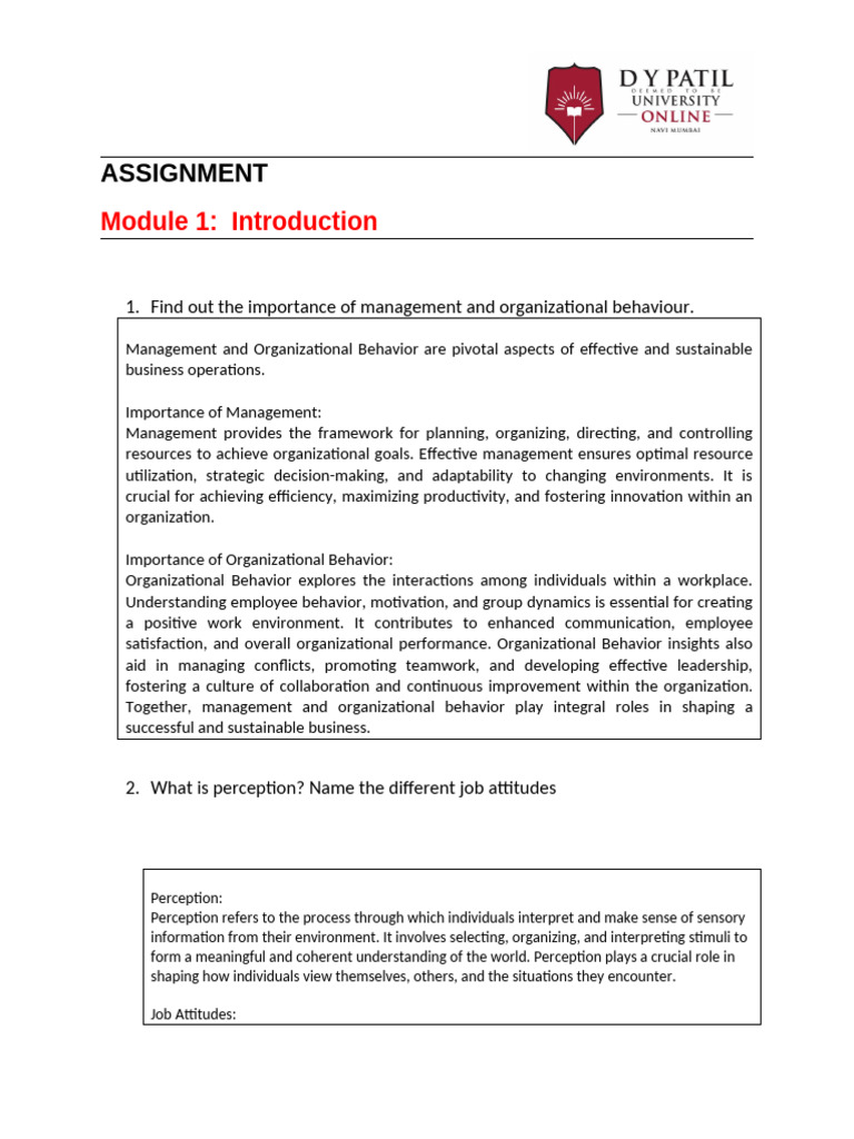 Unit 1 (Assign) Introduction | PDF