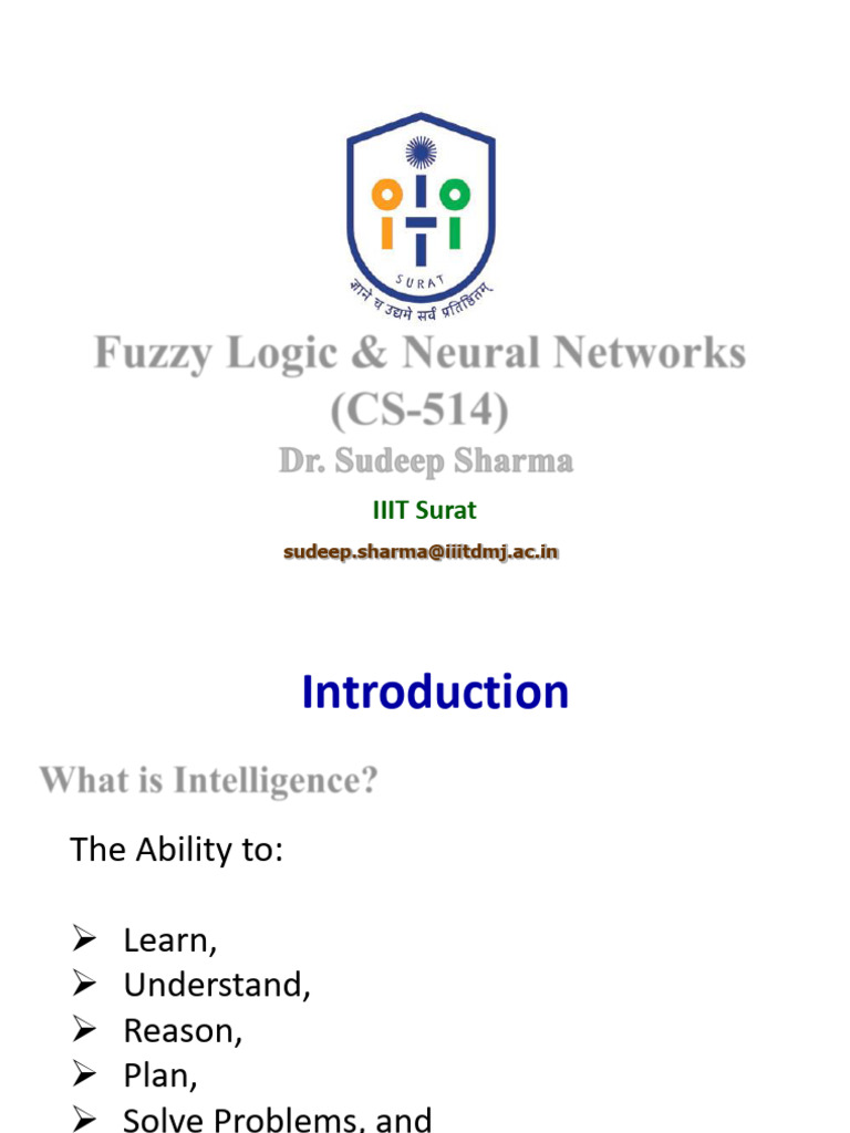 Fuzzy And Neural Networks Pdf Artificial Intelligence