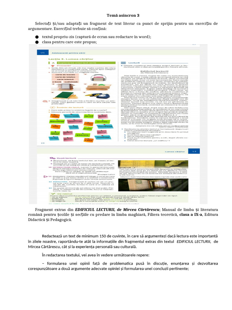 Pantia Viorica M4 Tema3 V1 | PDF