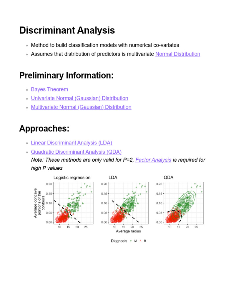 Discriminant Analysis | PDF