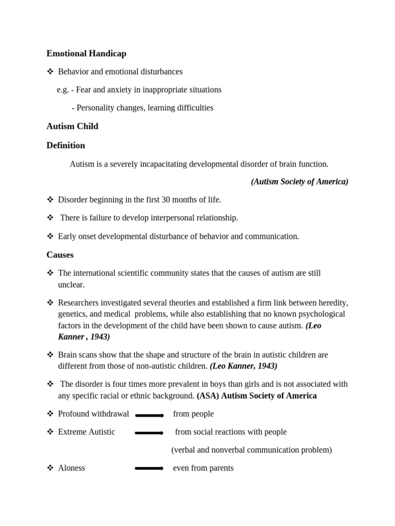 Autism Pdf
