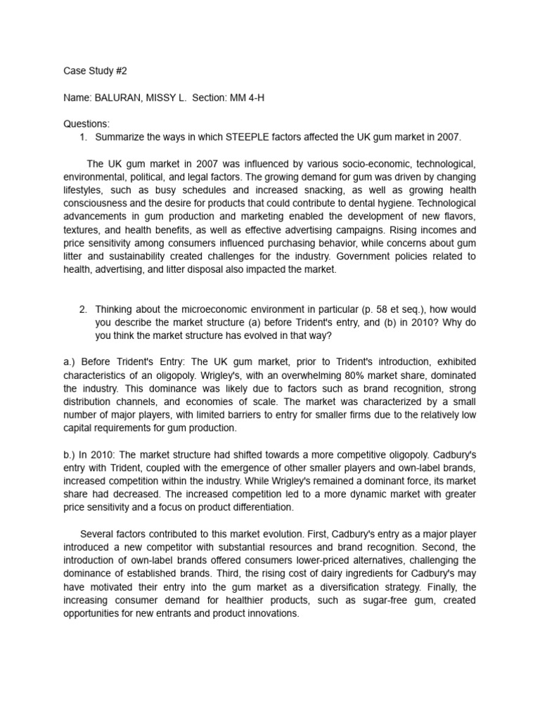 Case Study #2 Answers | PDF