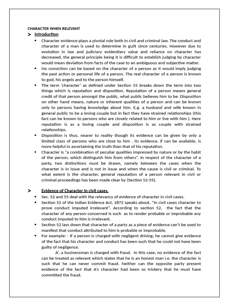 Character | PDF