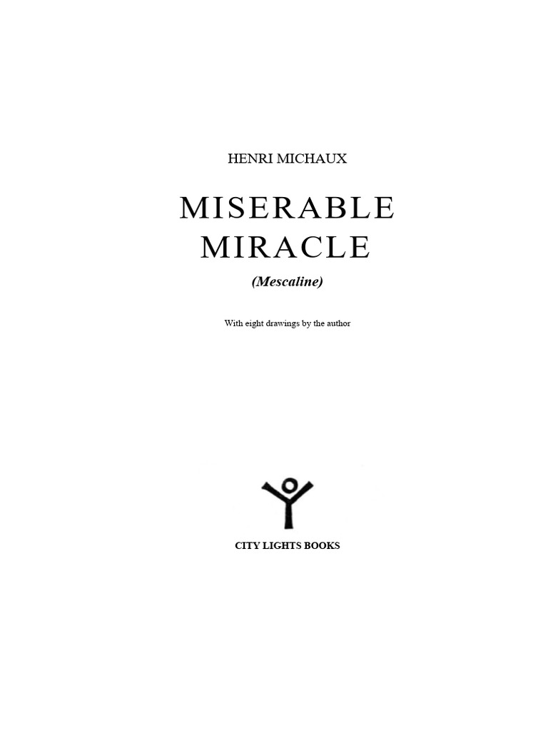 Henri Michaux - Miserable Miracle | PDF