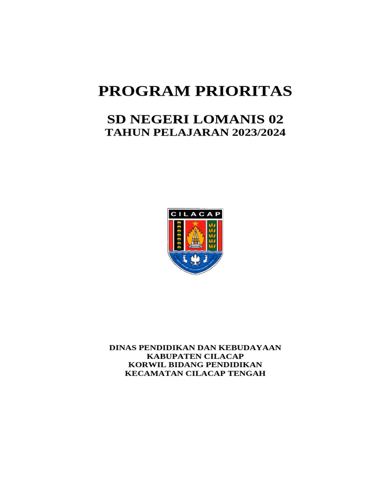 Program Prioritas | PDF