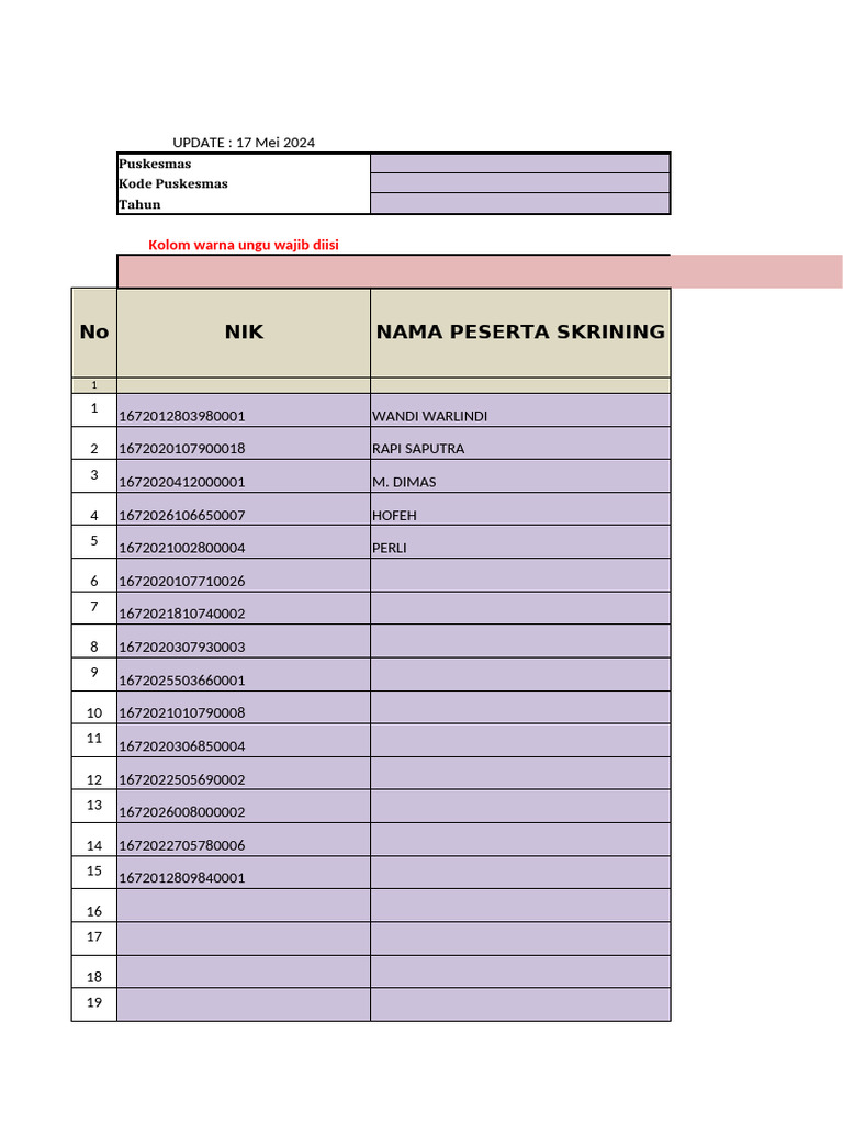 Import Skrining | PDF