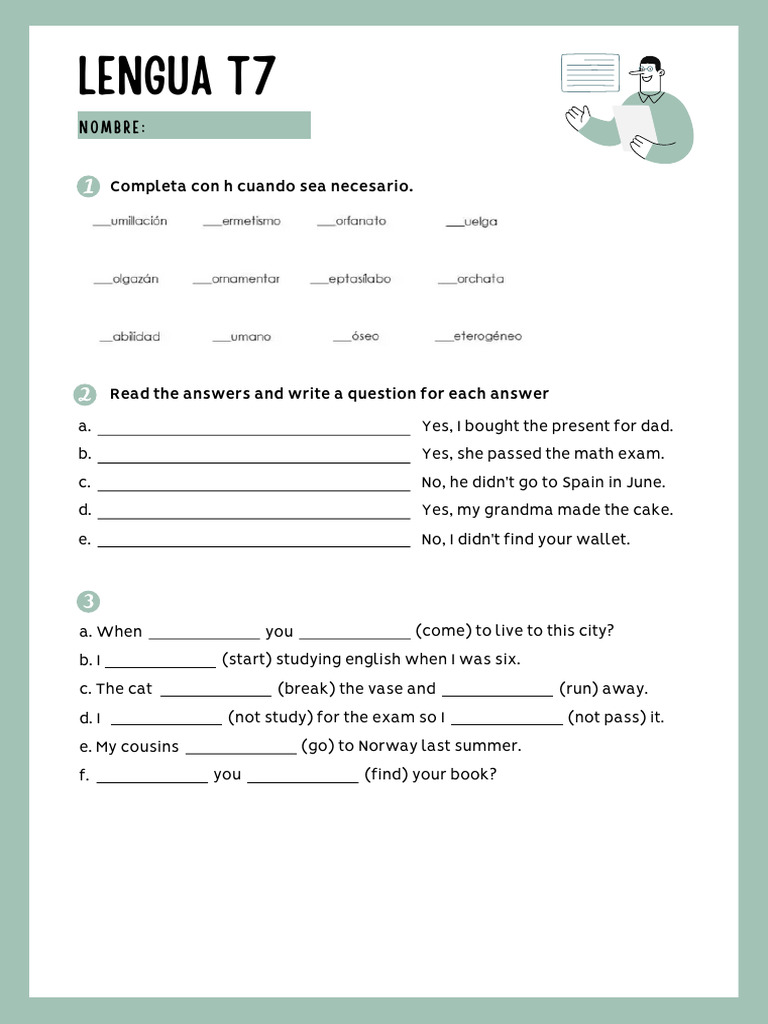 Repaso Gramatica | PDF