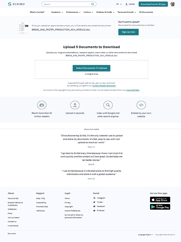 Upload A Document - Scribd | PDF