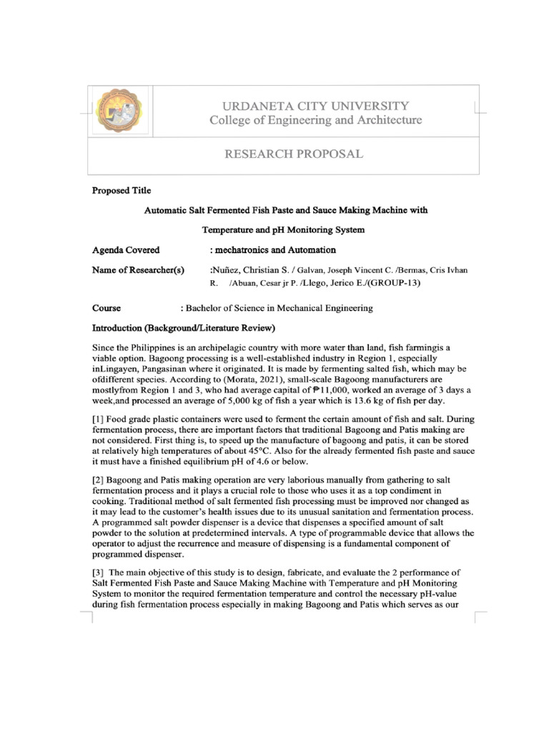 Approved Proposal | PDF