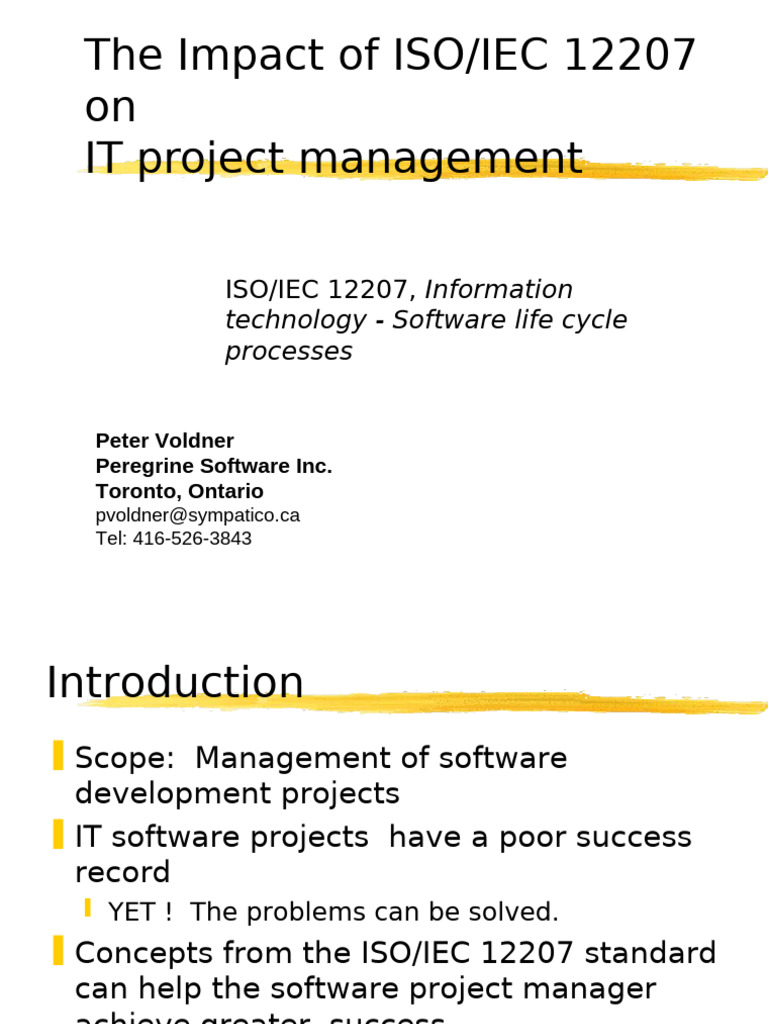 Iso 12207 | PDF