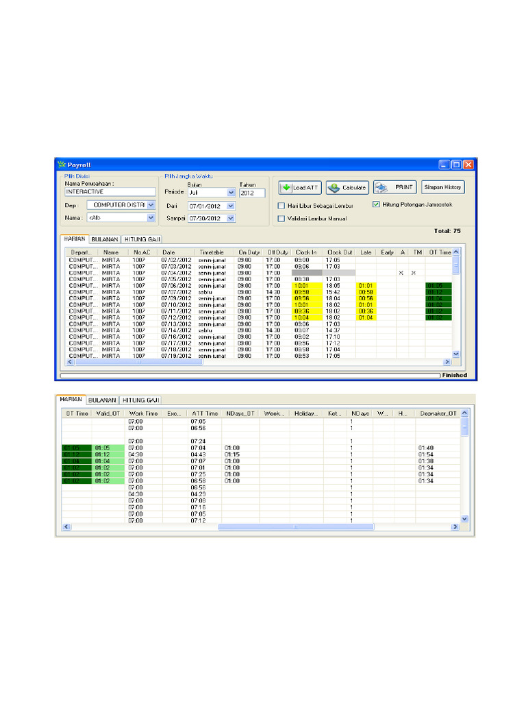 Contoh Penggunaan Formula | PDF